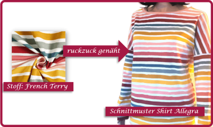 French Terry nähen + Nähprojekte aus French Terry + Tipps und Tricks